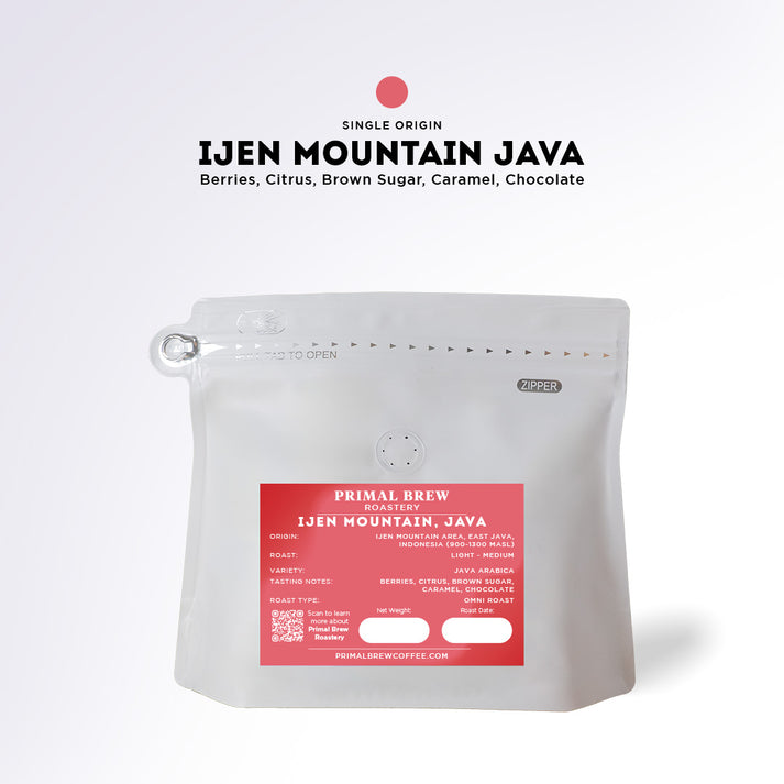 Java Arabica | Single Origin Roasted Coffee Beans – Primal Brew Coffee